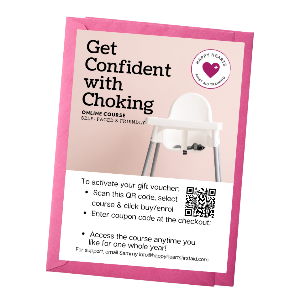 Gift Voucher for our ONLINE first aid courses - Happy Hearts First Aid