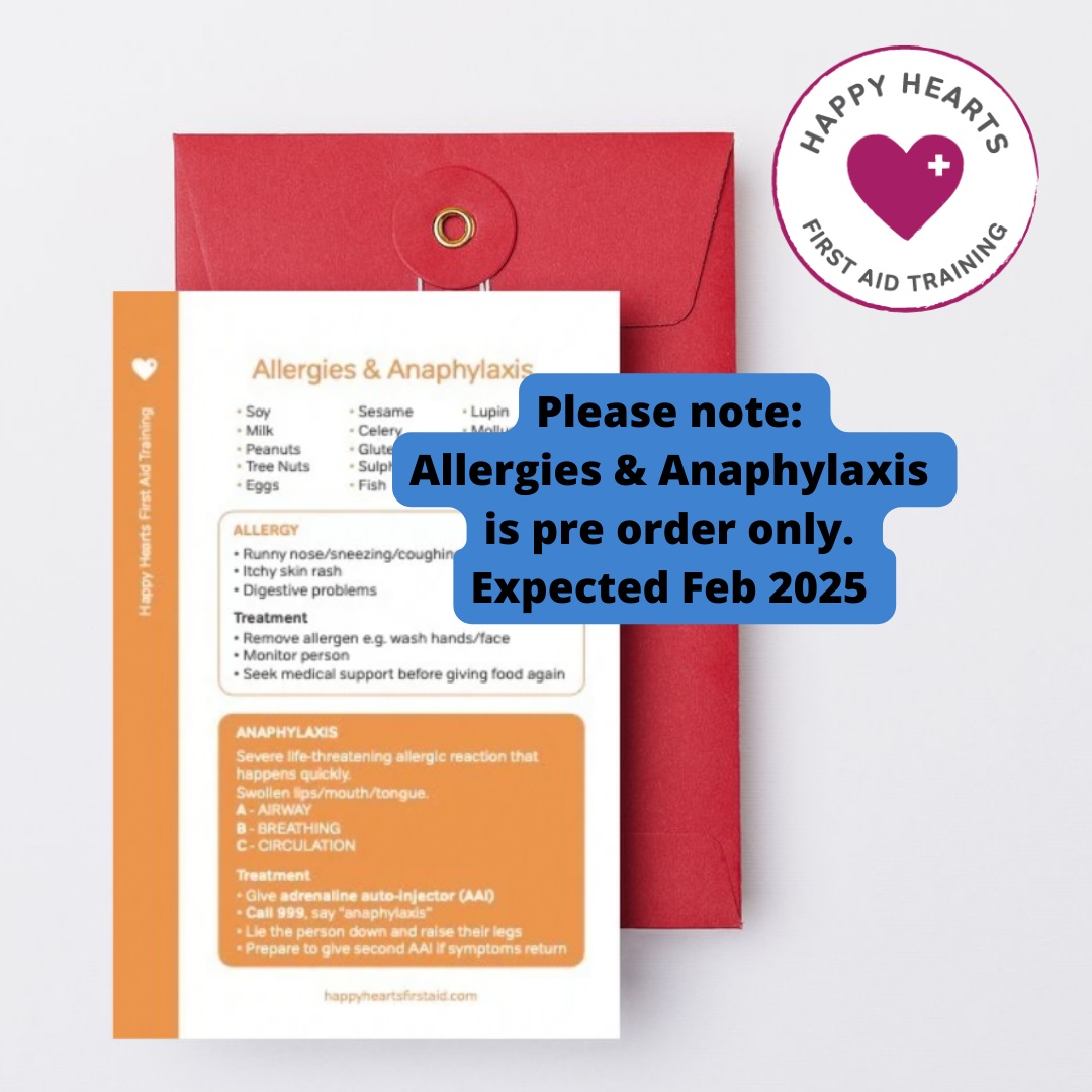 First Aid A6 Fridge Magnets - Happy Hearts First Aid